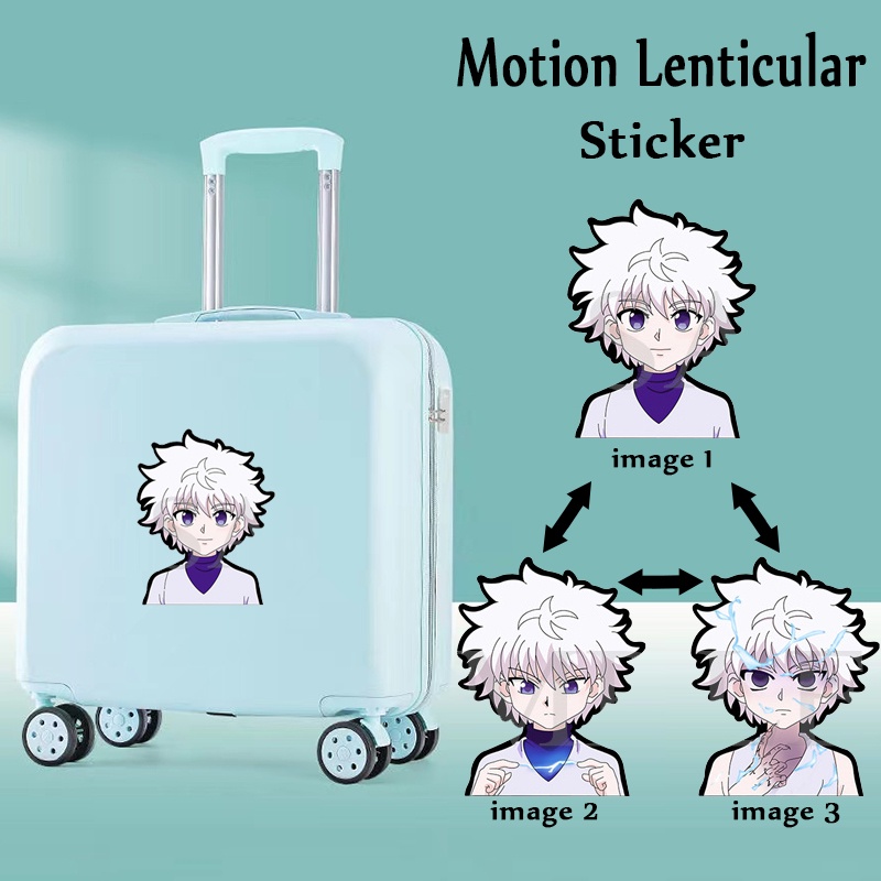 Hunter X Hunter Killua Zoldyck Anime Motion Suitcase Sticker Waterproof ...