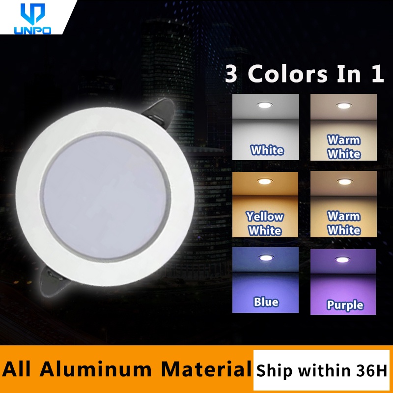 Tri-Color Pin Light Down Light Recessed Pin Light Panel Ceiling Light ...