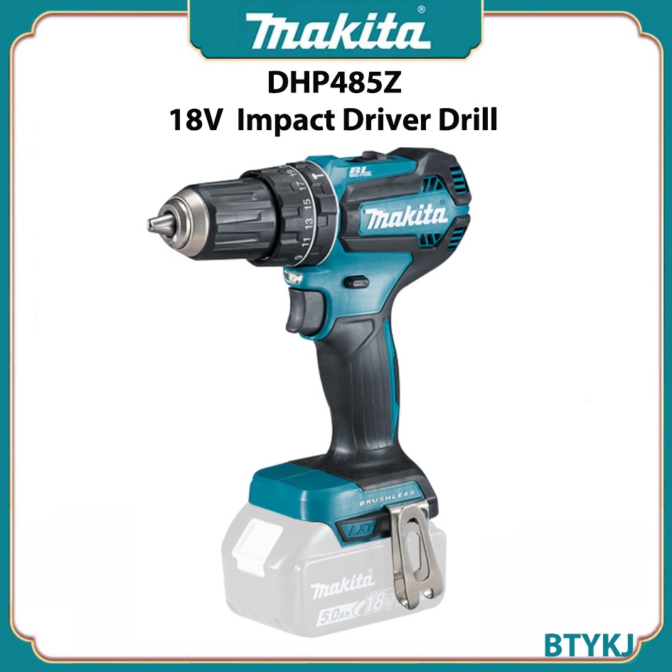 Makita DHP485Z Cordless Hammer Drill 18V LXT Brushless Impact Driver ...