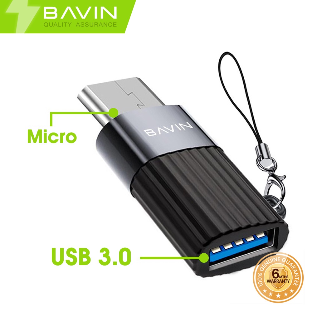 BAVIN A1 USB3.0 Adapter Reader Universal OTG Adapter for Micro / iPh ...