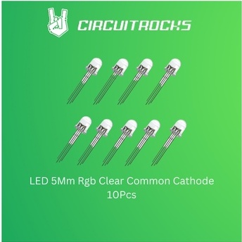 LED 5Mm Rgb Clear Common Cathode 10Pcs | Shopee Philippines