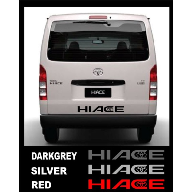 Toyota Hiace Back Door Sticker Design | Shopee Philippines