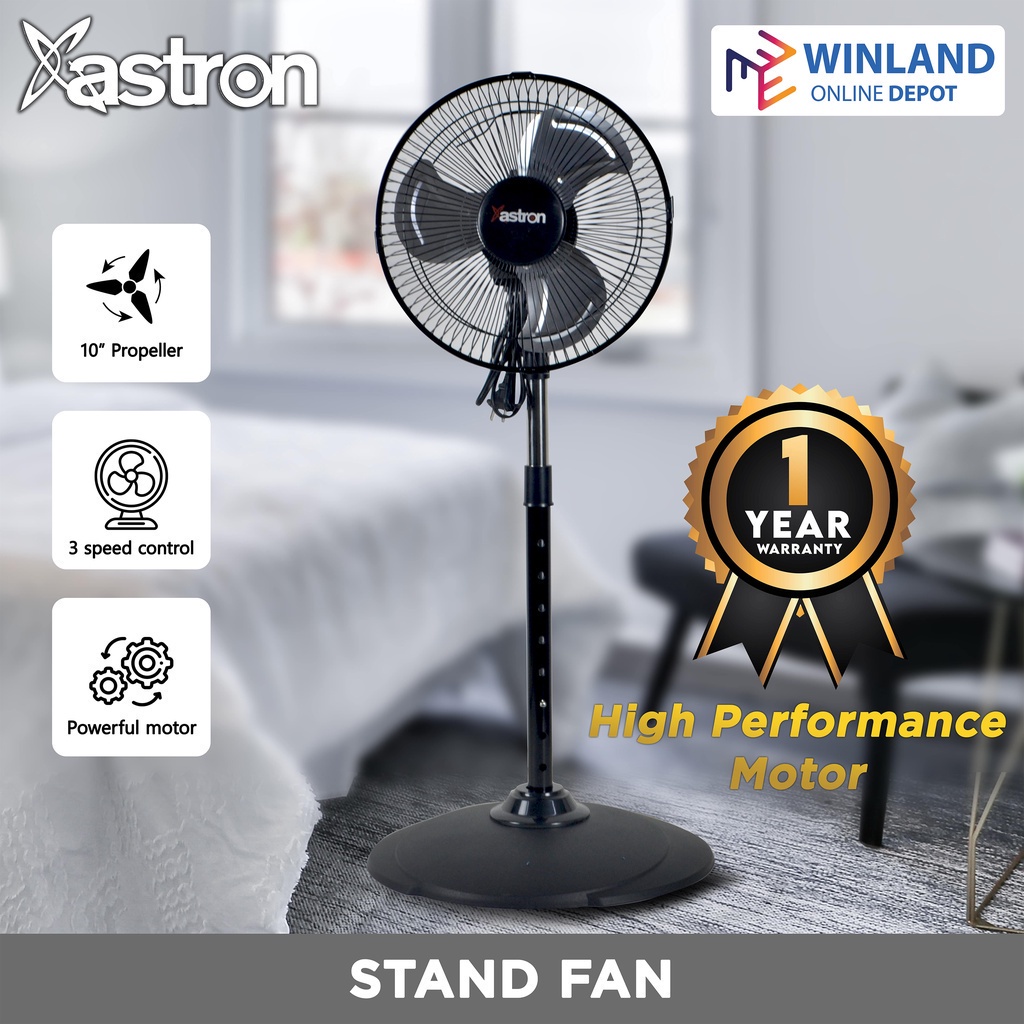 ASTRON by Winland 10 inches Industrial Stand Fan | Electric Fan AVEO ...