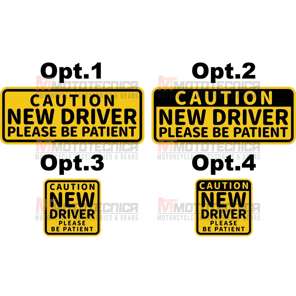 New Driver Car Sticker | Shopee Philippines