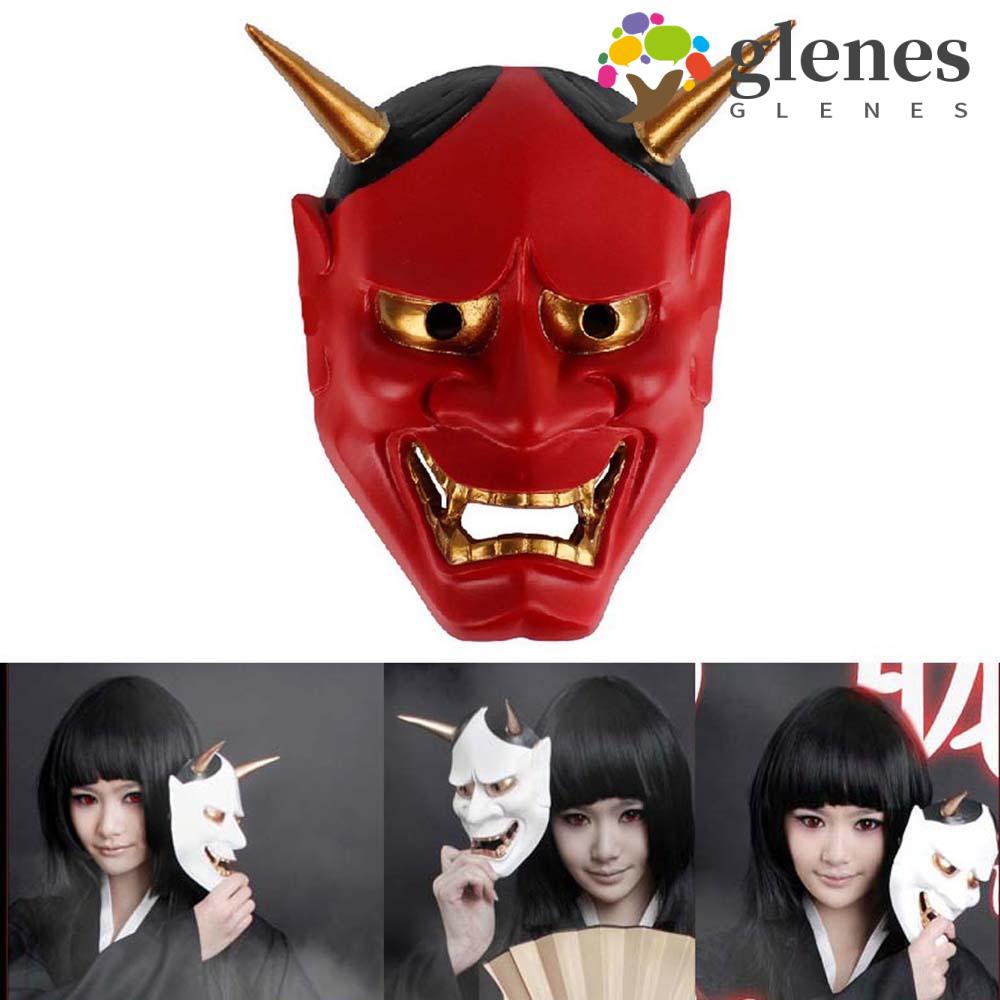 GLENES Cosplay protectionMasquerade Party Halloween Evil Oni Buddhist ...
