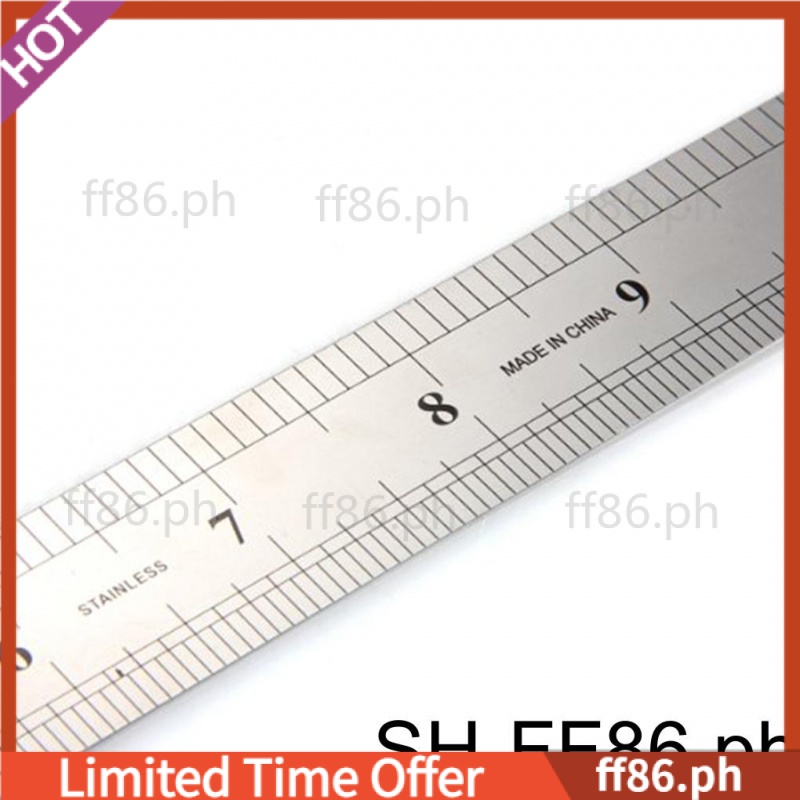 Stainless Steel Measuring Scale Metal Rule Engineers Metric 15cm/30cm ...