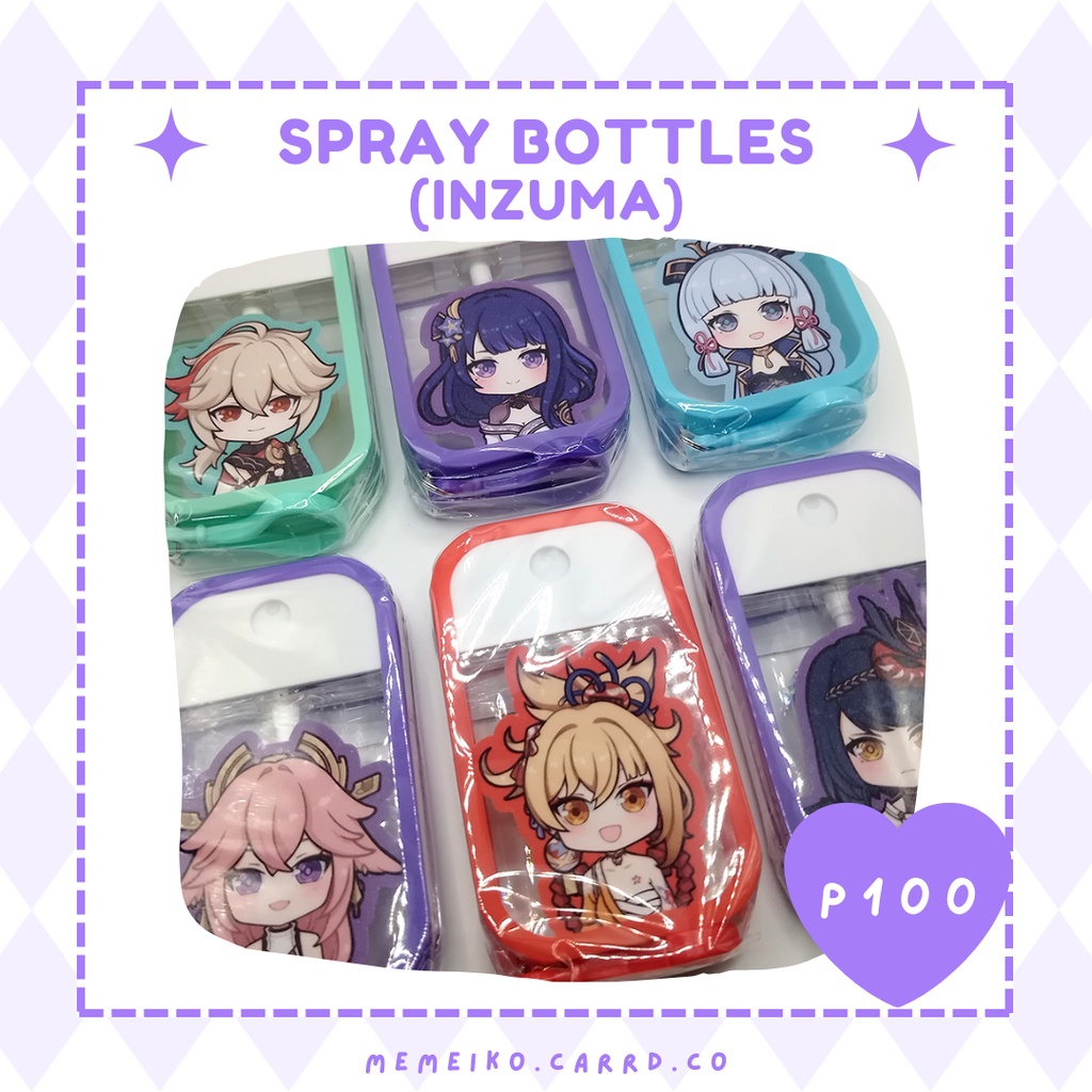 Genshin Impact Alcohol Spray Bottle (Inazuma) | Shopee Philippines