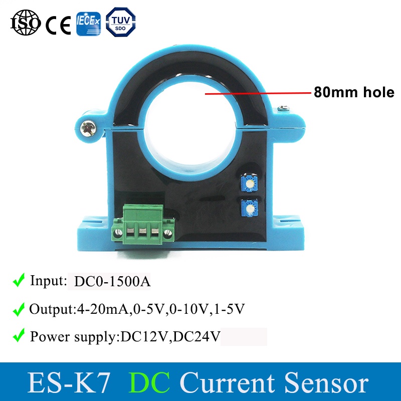 Hall Open Loop Current Signal Transducer DC Current Sensor 0-1500A ...