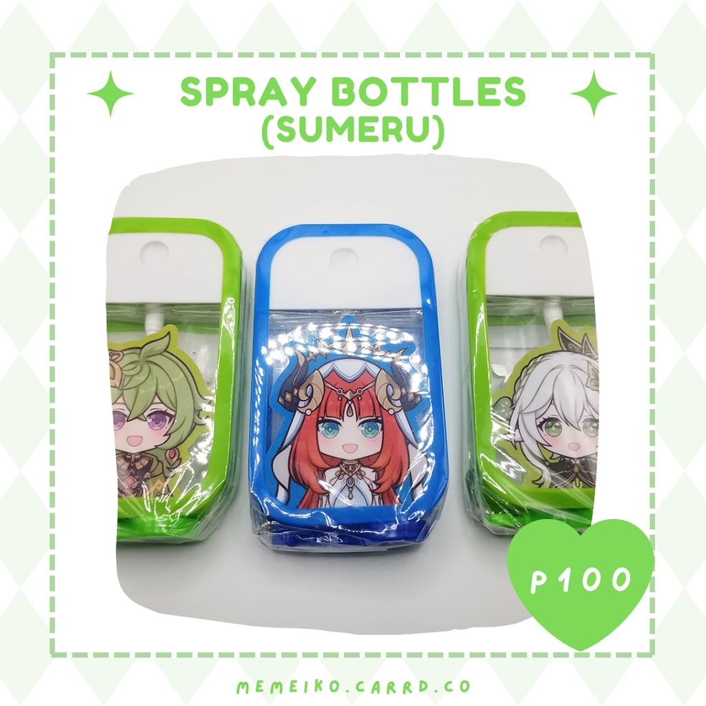 Genshin Impact Alcohol Spray Bottle (Sumeru) | Shopee Philippines