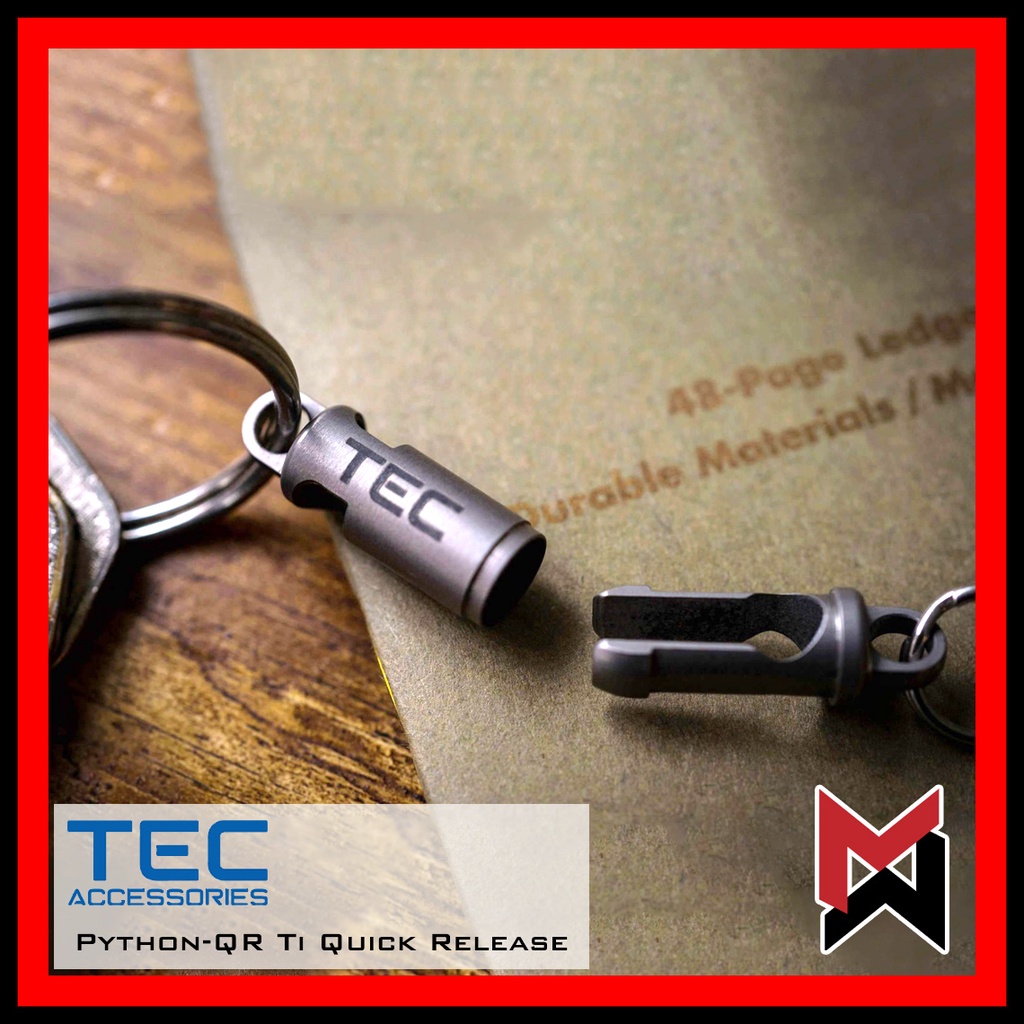 TEC - Ti Python Quick Release - TEC Accessories - Python-QR Titanium | Shopee Philippines