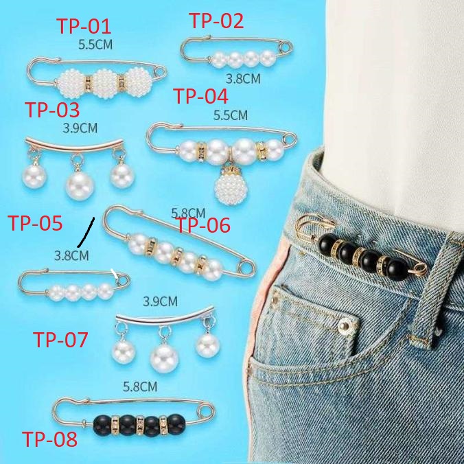 Hijab Hijab Pearl Motif Pin Hook Belt Hijab Accessories Korean Model ...