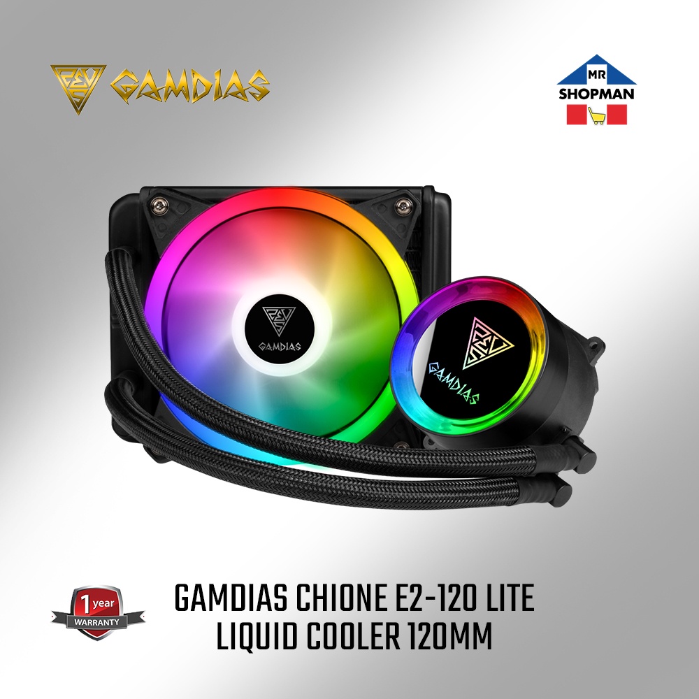 Gamdias Chione E2 120 LITE 120MM AIO Liquid Cooler Cooling | Shopee ...
