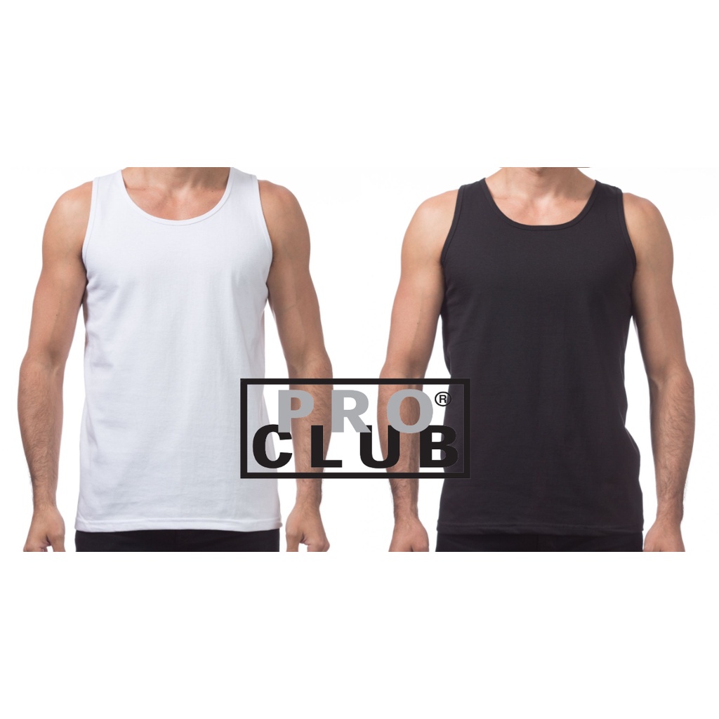 PRO CLUB Heavyweight Tank Top Outerwear | Shopee Philippines