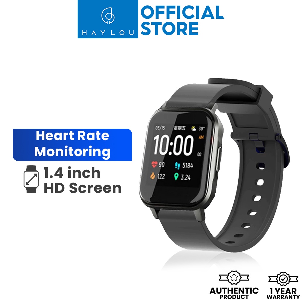 Haylou LS02 Smartwatch Fitness Tracker IP68 Water Resistant Bluetooth