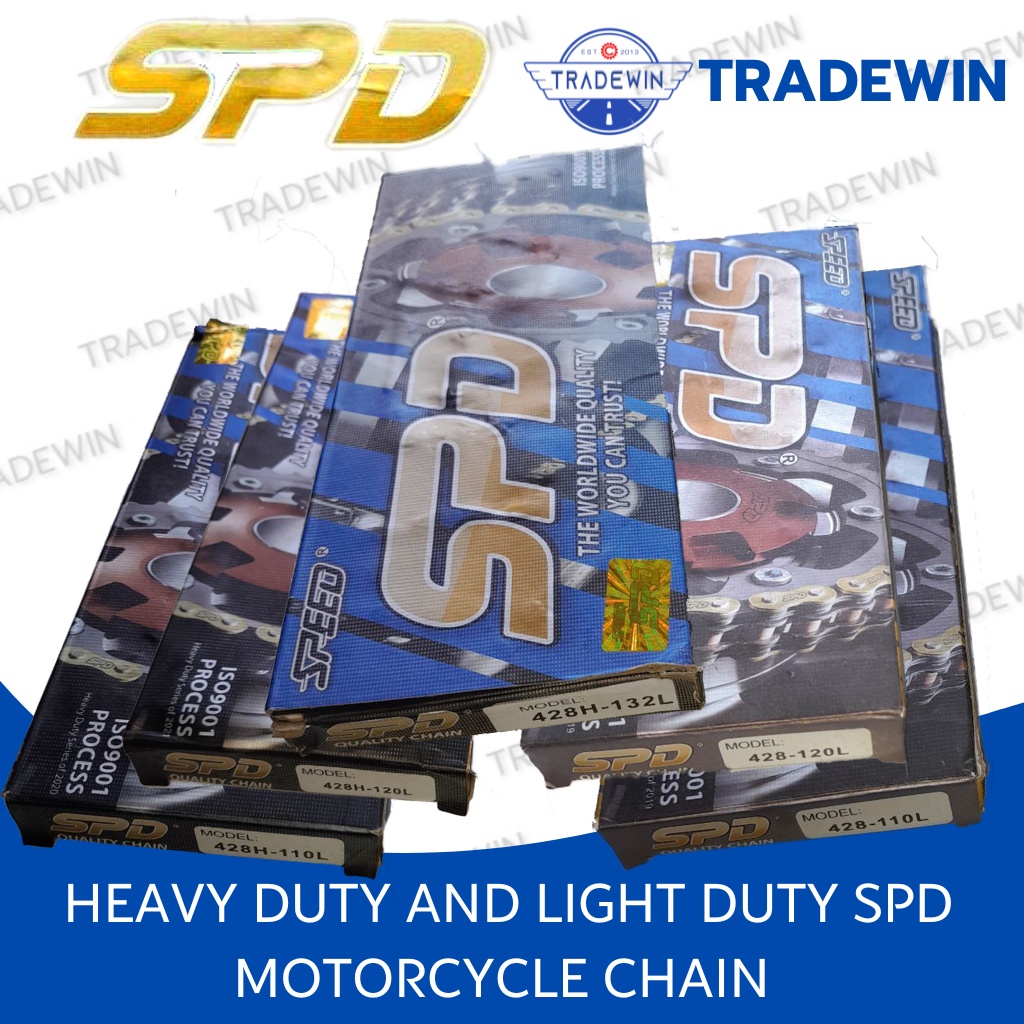 ORIGINAL SPD MOTORCYCLE CHAIN (KADENA) 428HEAVY DUTY 110L/120L/132L ...