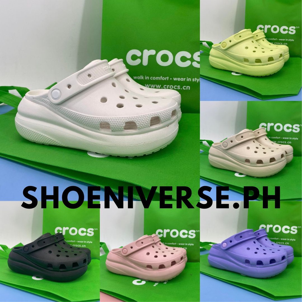CROCS CRUSH CLOGS FOR WOMEN (Wedge) | Shopee Philippines