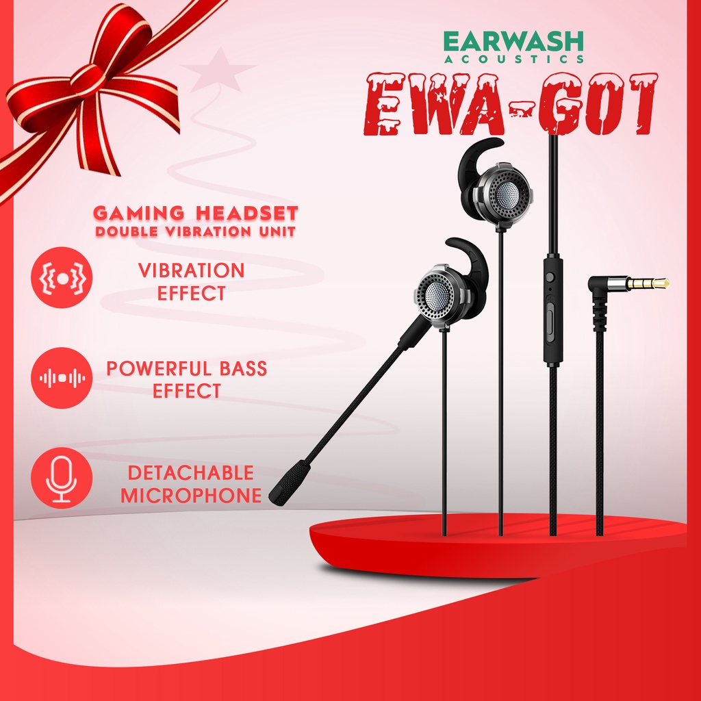 Game Vibrating Earphone (Gaming Headset) EWA-G01: 3.5mm Double moving ...