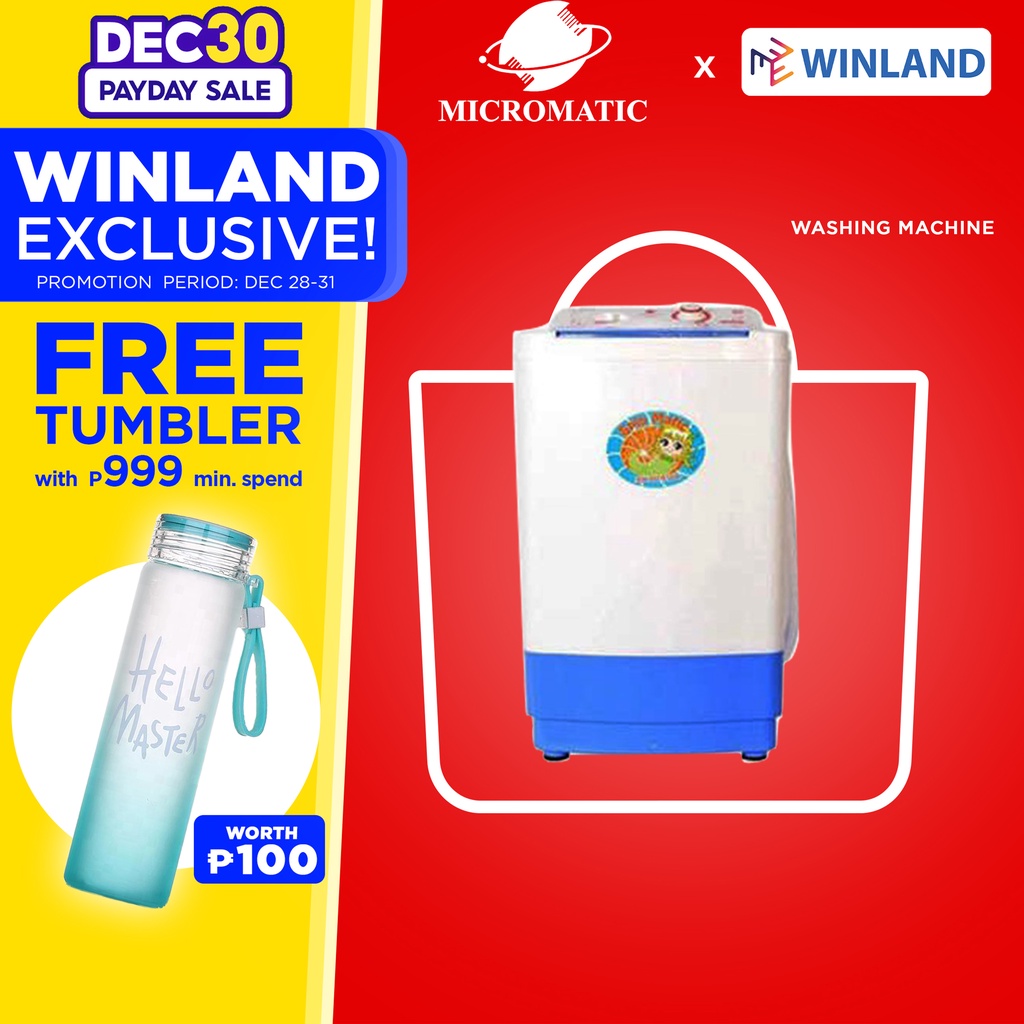 MICROMATIC by Winland Super Spin Dryer 5kg Powerful Spin Motor MSP-589 ...