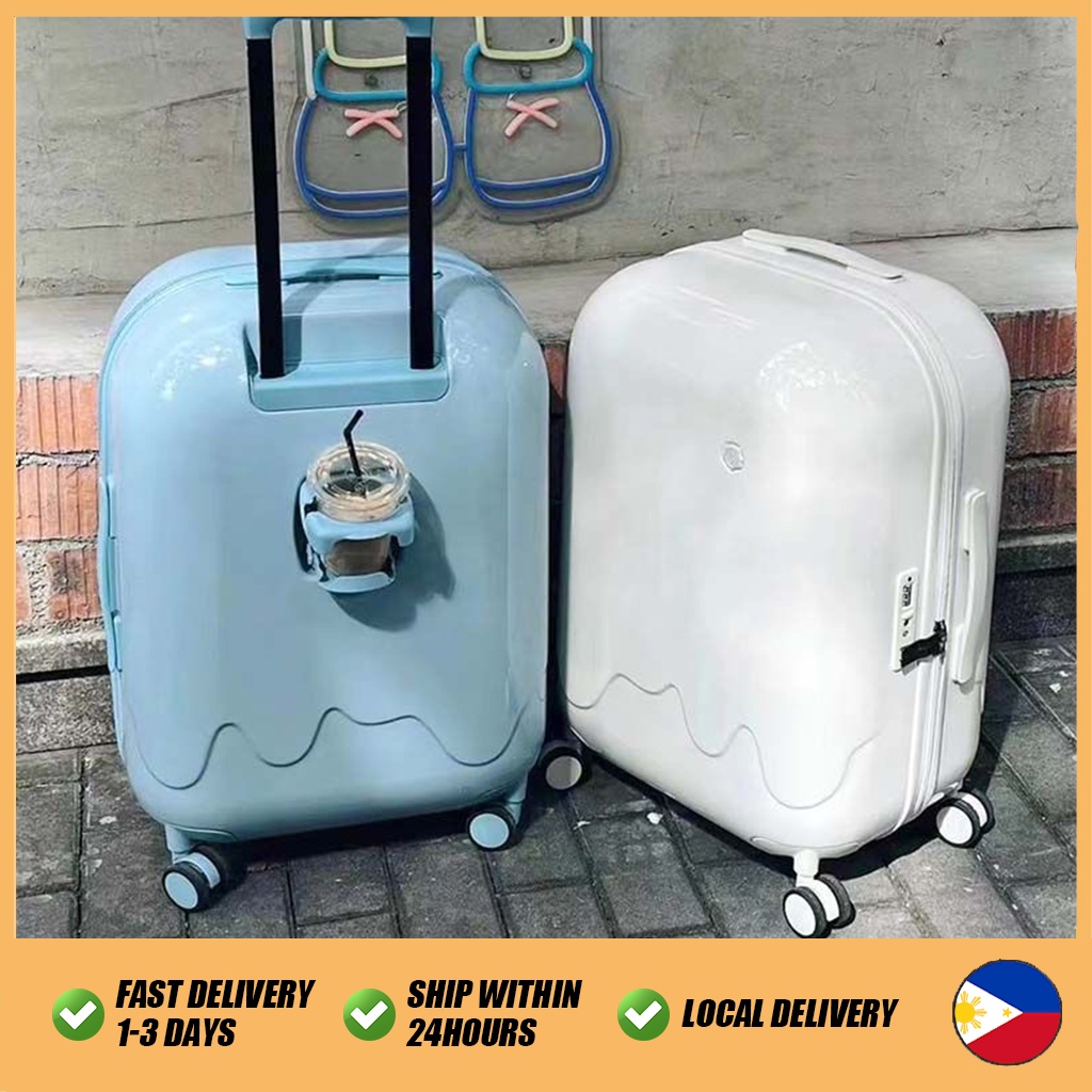 COD 20/26/28 Inches Suitcase Luggage With USB Charging Cup Holder ...