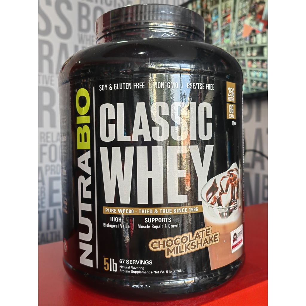 NUTRABIO CLASSIC WHEY 5 LBS Chocolate Milkshake | Shopee Philippines