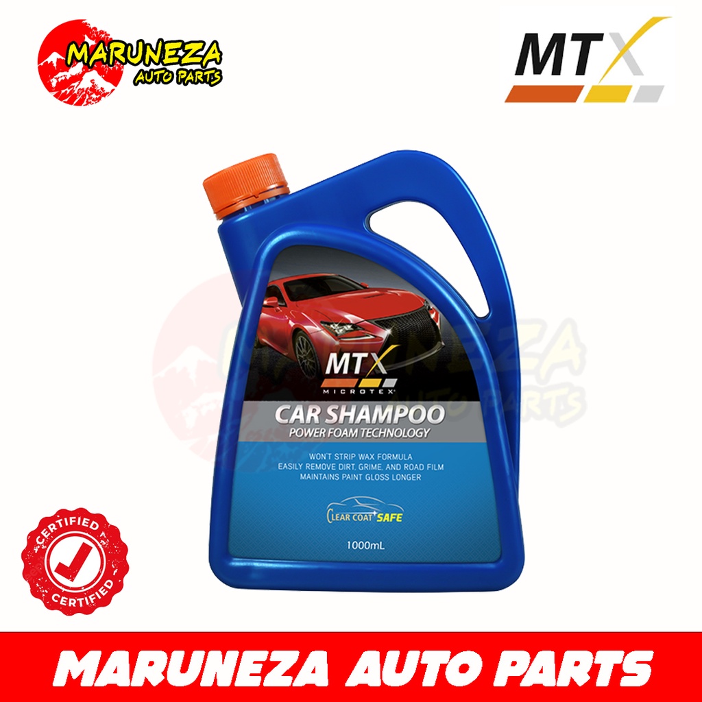 MTX Car Shampoo Power Foam Technology 1 Liter | Shopee Philippines