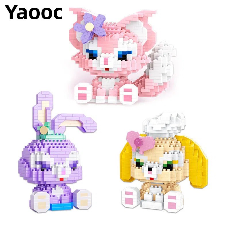 Yaooc Microblock Disney Duffy and friends Series (CookieAnn, StellaLou, Gelatoni, Duffy the ...