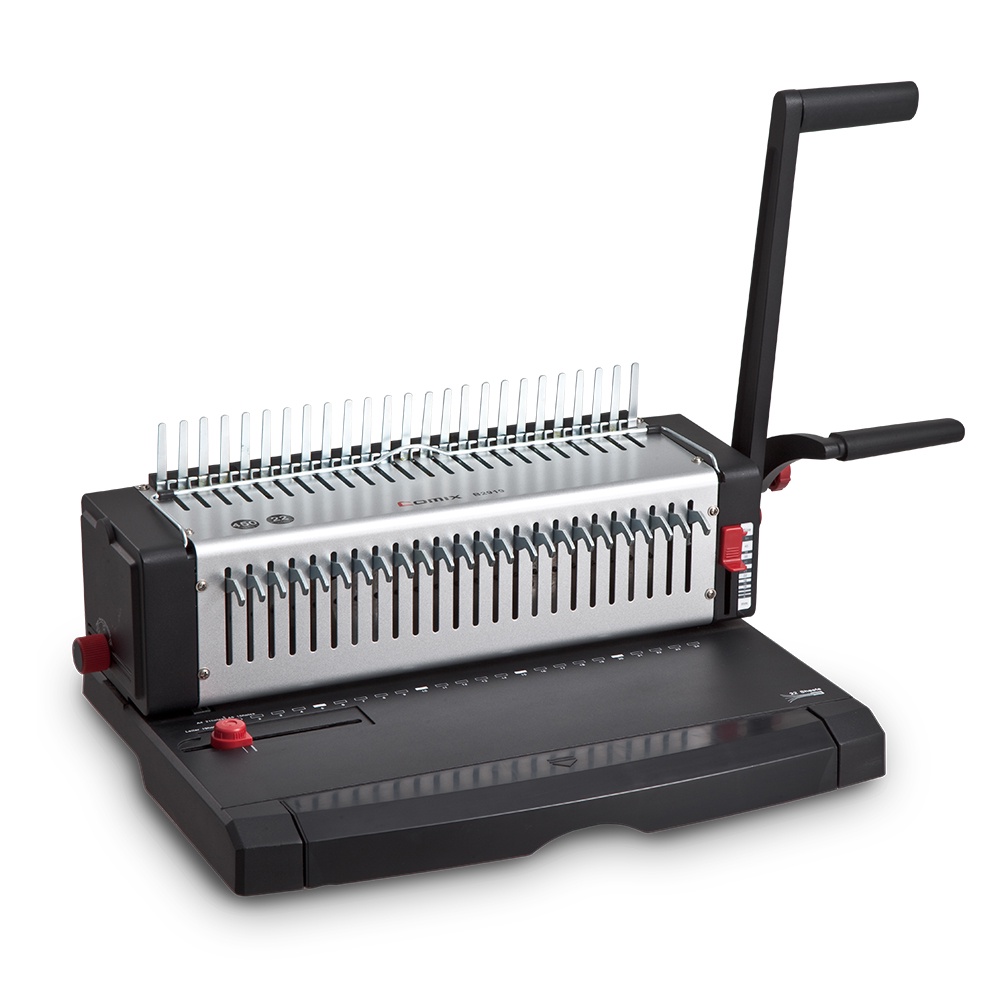 COMIX Comb Binding Machine B2919 22 sheets punching capacity 24 holes ...