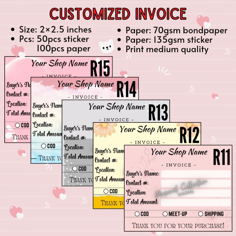 seller invoice card (new layout) | Shopee Philippines