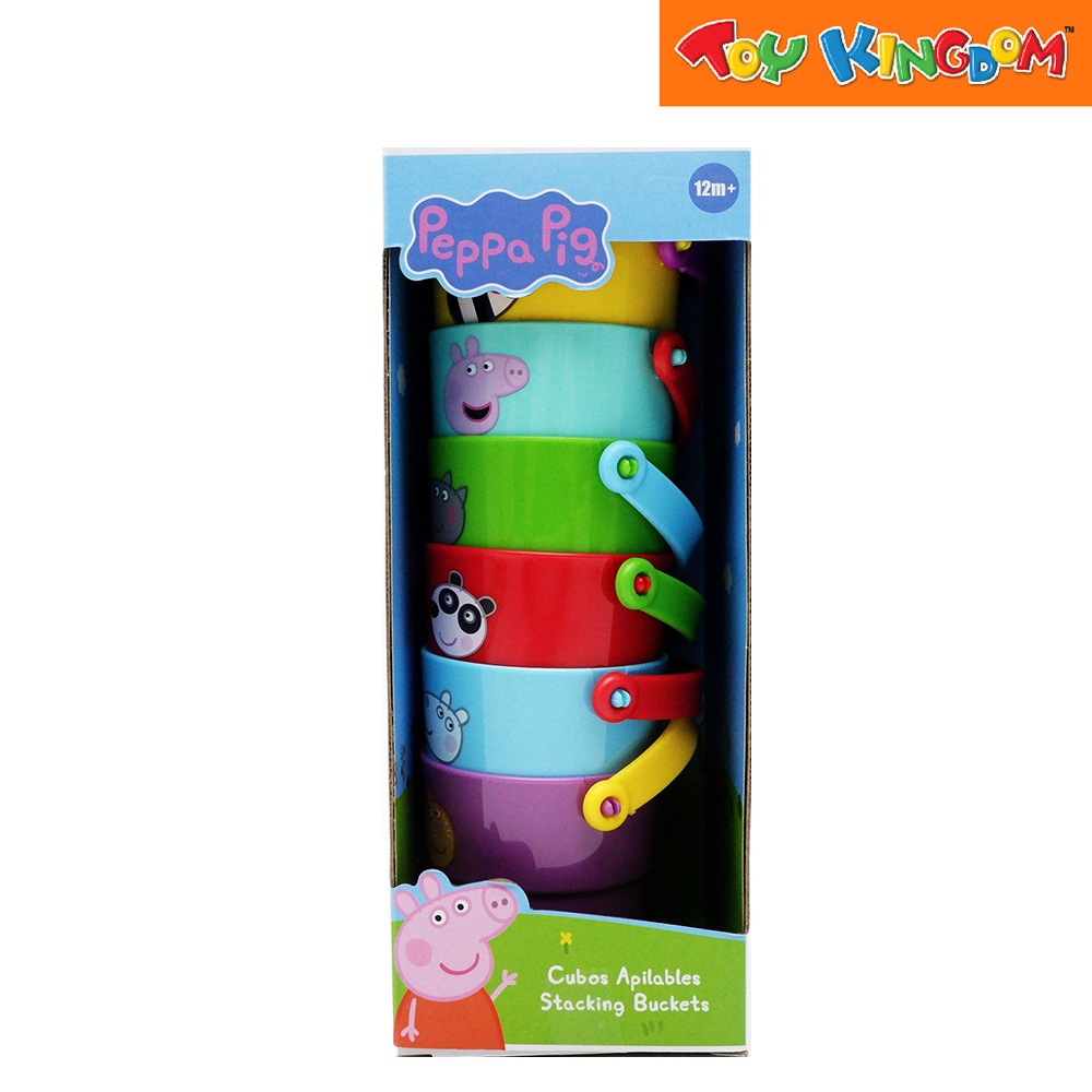 Peppa Pig Stacking Buckets | Shopee Philippines