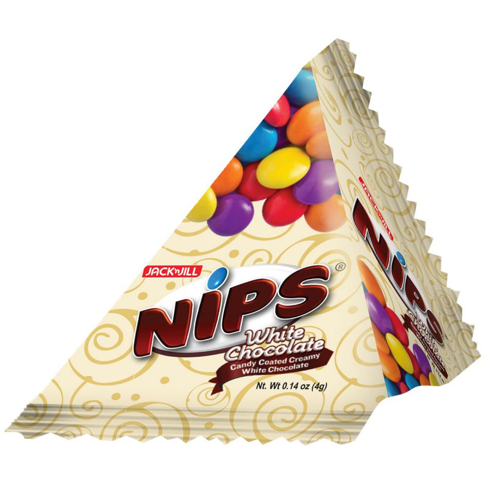 Nips White Choco Minis White Chocolate Minis 4gx24s | Shopee Philippines