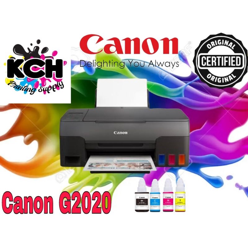 Canon Pixma G2020 Refillable Ink Tank 3-in-1 Printer | Shopee Philippines