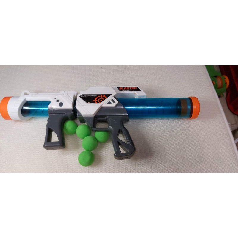 Toy Blaster Rapid Fire with 5 balls Preloved | Shopee Philippines