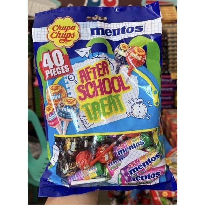 Chupa Chups After School Treat Bag. 40 Lollipops and Mini Rolls ...