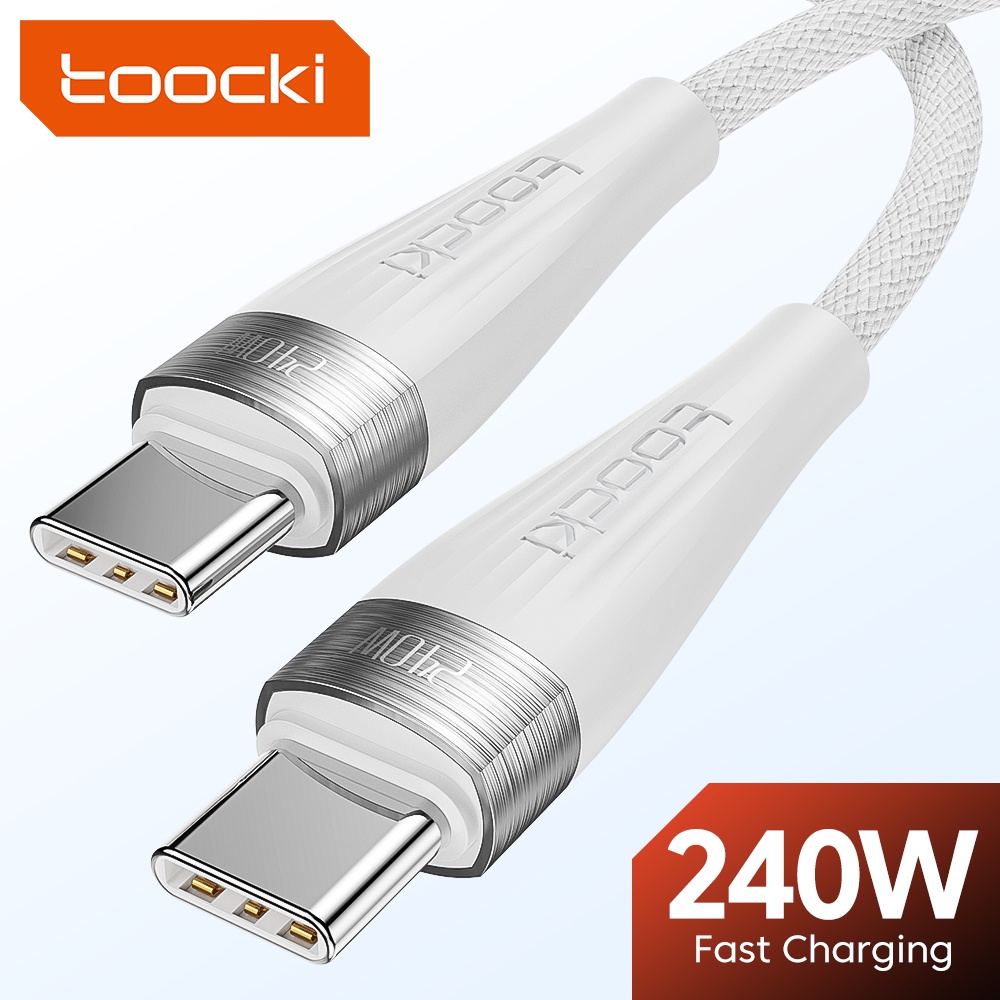 Toocki USB C To USB C Cable 240W 100W 60W PD3.1 QC4.0 Fast Charger ...