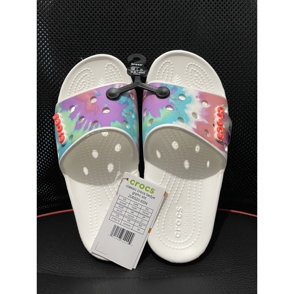 Classic Crocs tiedye white (100% Authentic) | Shopee Philippines