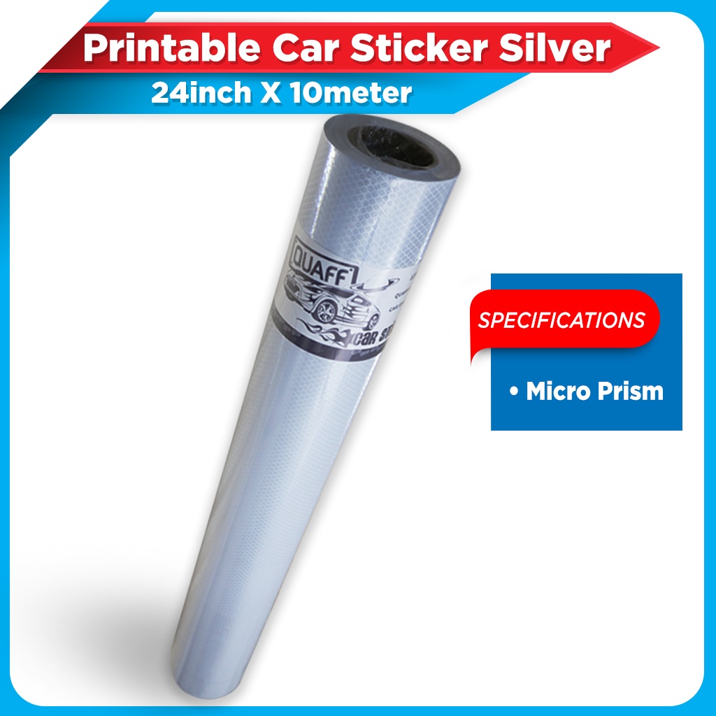 QUAFF Printable Car Sticker Holographic Spectrum | Shopee Philippines