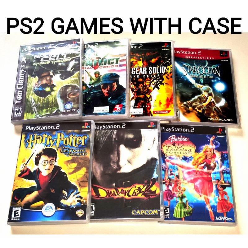 PS2 Games With Case | PS2 cd games | playstation | Ps2 cds | ps2 games ...