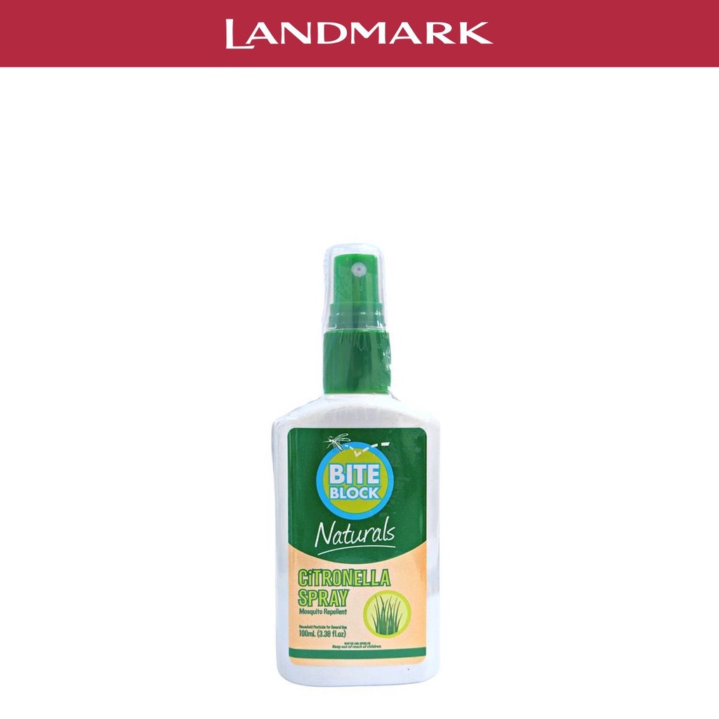 Bite Block Naturals Citronella Spray 100ml | Shopee Philippines