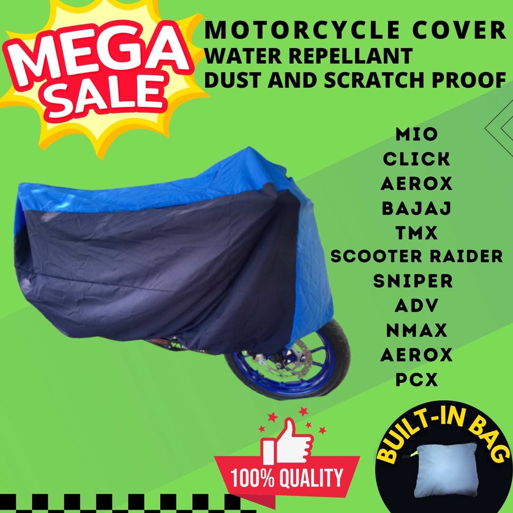 MOTOR COVER FOR MIO CLICK AEROX BAJAJ TMX SCOOTER RAIDER SNIPER ADV ...