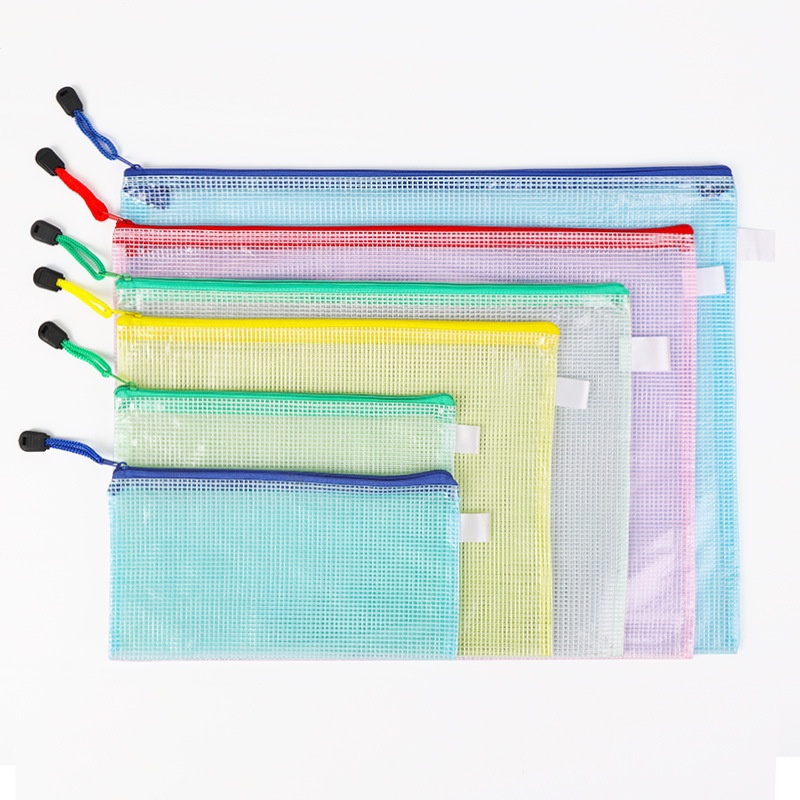 Plastic Envelopes Zipper Envelope Document Storage Pouch Bag Holder ...