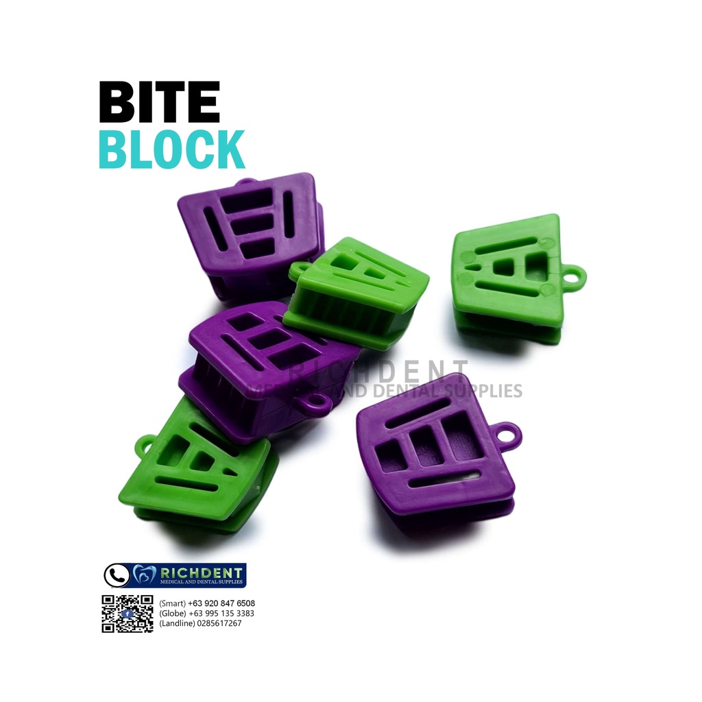 DENTAL BITE BLOCK OCCLUSAL PAD SILICONE | Shopee Philippines
