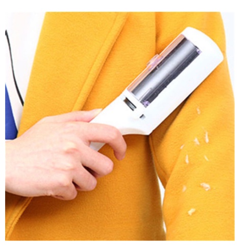 Lint Brush Remover Cleaner Rotating Reuseable Roller Fabric Hair Fur ...