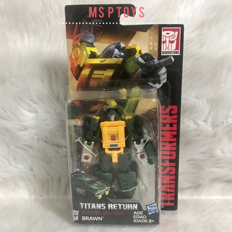 TRANSFORMERS GENERATIONS - Titans Return: BRAWN Figure | Shopee Philippines