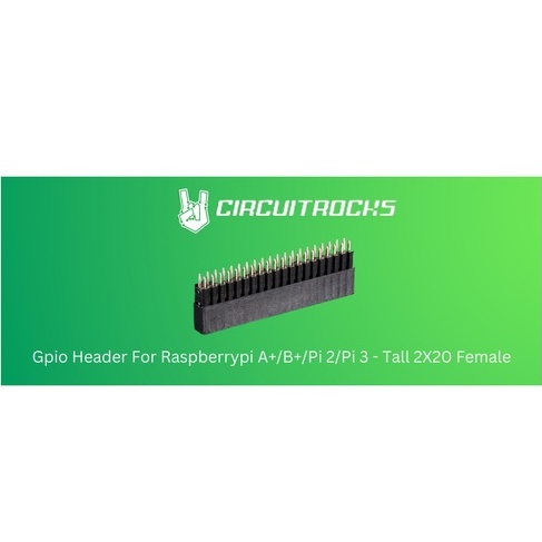 Gpio Header For Raspberrypi A+/B+/Pi 2/Pi 3 - Tall 2X20 Female | Shopee ...