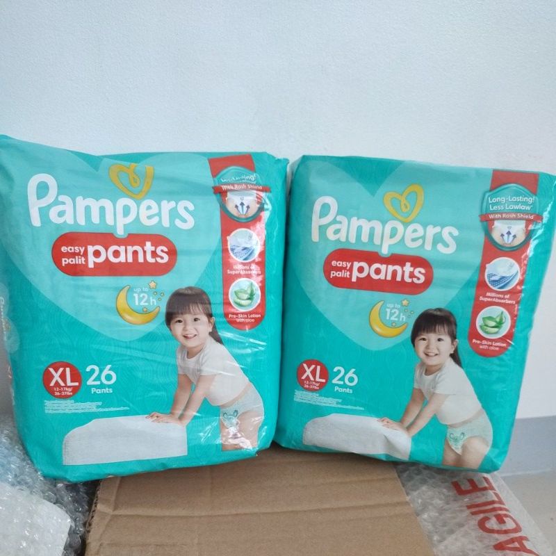 52pcs Pampers baby dry Pants XL (New Packaging with Aloe) | Shopee Philippines