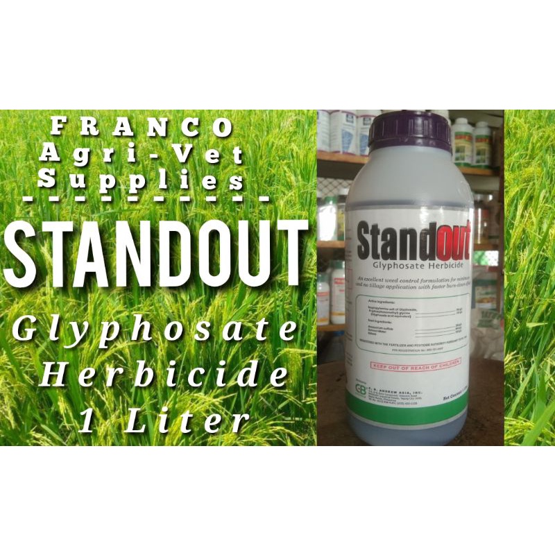 StandOut Glyphosate Herbicide ( 1 Liter ) Stand Out | Shopee Philippines