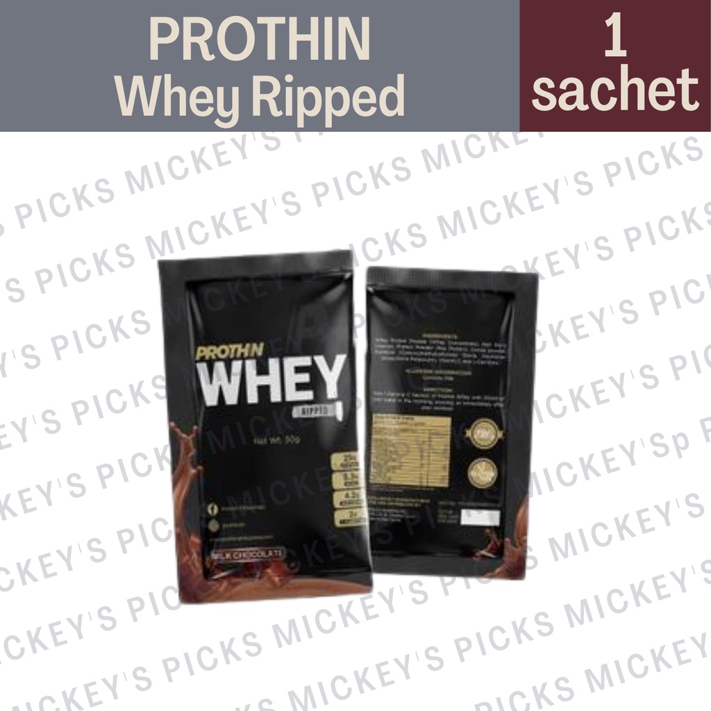 PROTHIN WHEY RIPPED, 1 Serving (1 Sachet) | Shopee Philippines