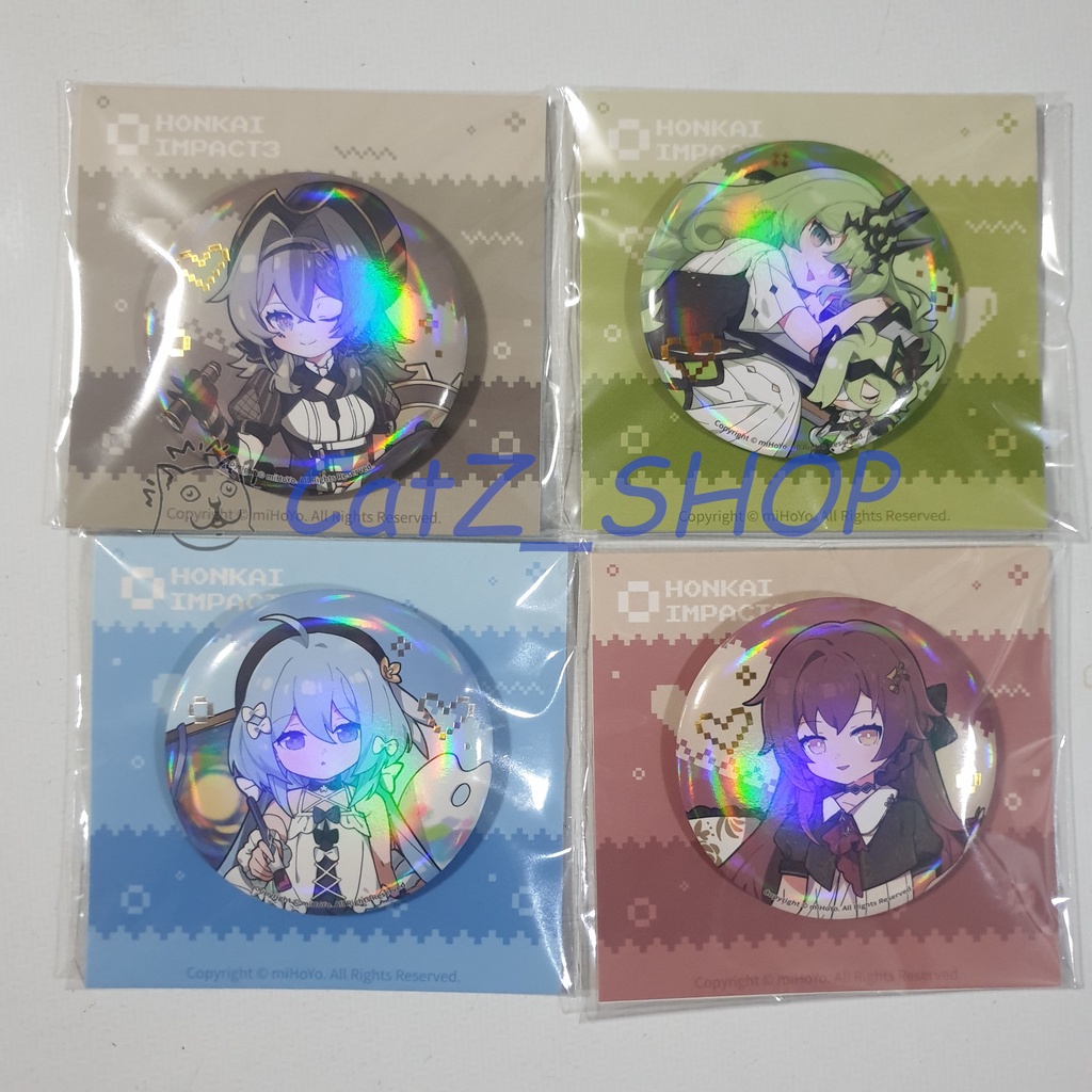 Honkai Impact 3 Official Little Flamechaser Series Badges | Shopee ...