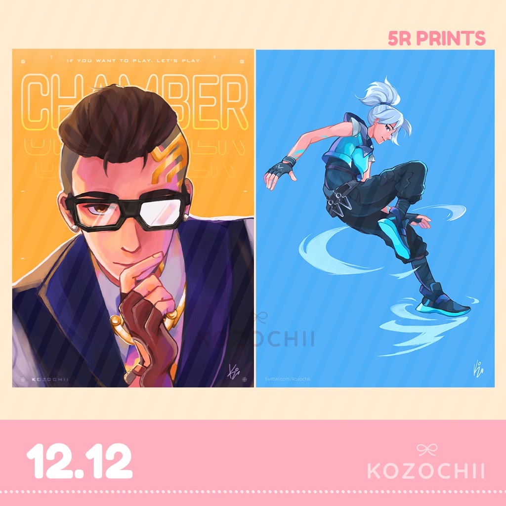 Valorant Art Print Postcards | Shopee Philippines