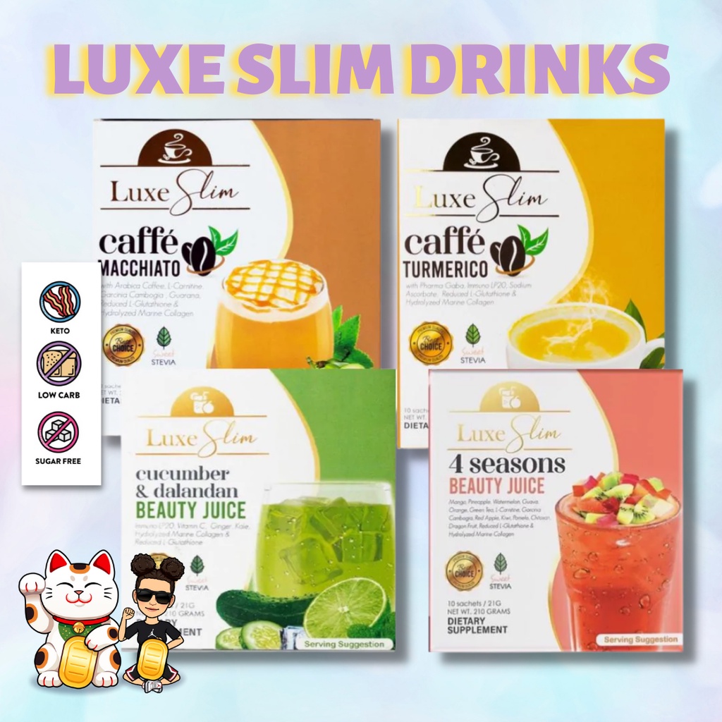 Luxe Slim Juice Coffee Dalandan 4 Seasons Macchiato Turmerico